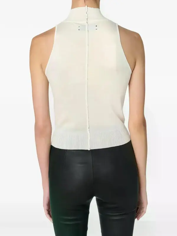 Amiri Mock-neck Halter