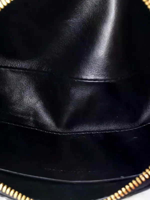 Bottega Veneta Concert Pouch Intrecciato Nappa Mini Crossbody Bag - Black