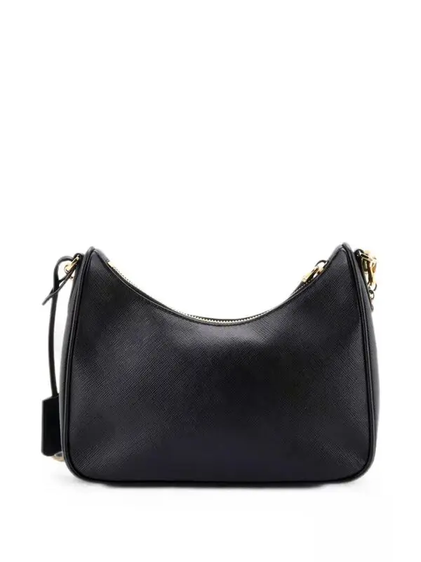Prada Re-edition 2005 Shoulder Bag Saffiano Leather Small Crossbody Bag - Black