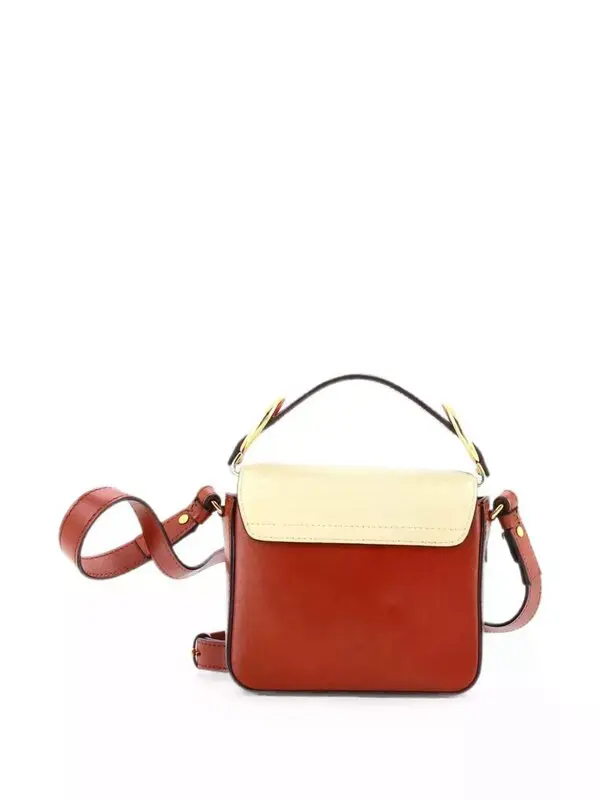 Chloé C Flap Bag Leather Mini Crossbody Bag