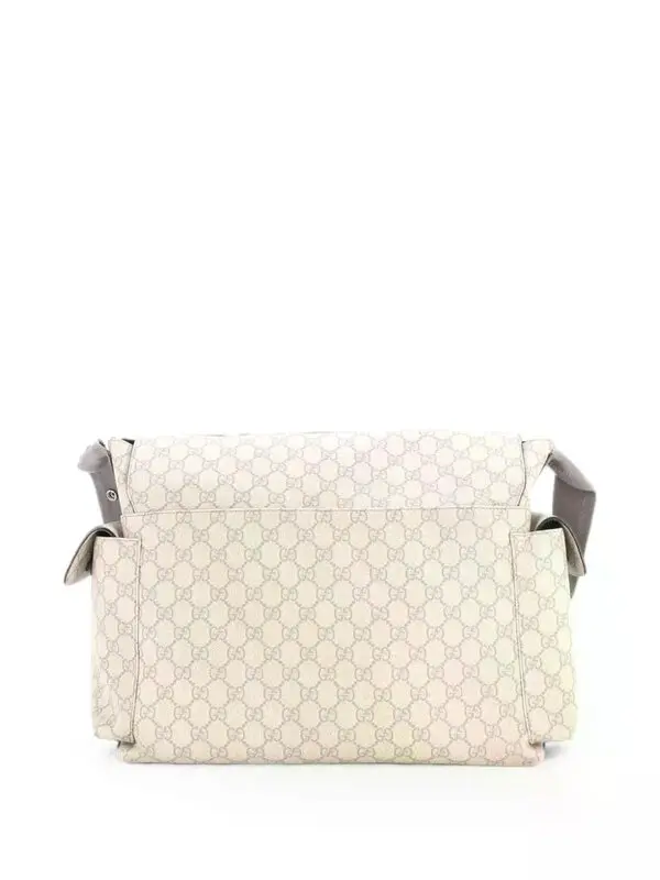 Gucci Gg Coated Canvas Diaper Bag Crossbody