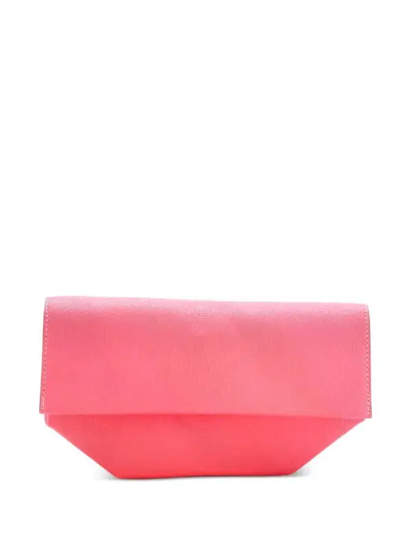 Hermès Opli Leather Clutch Bag - Pink