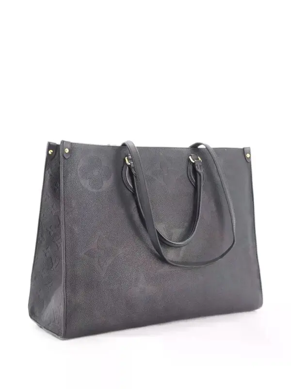 LOUIS VUITTON Onthego Monogram Empreinte Giant Gm Tote Bag - Black