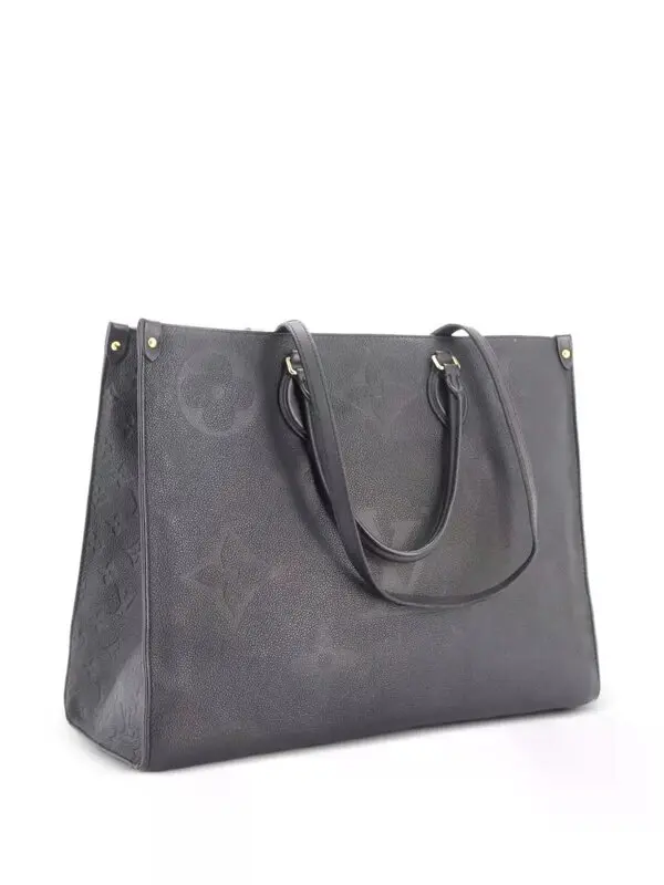 LOUIS VUITTON Onthego Monogram Empreinte Giant Gm Tote Bag - Black