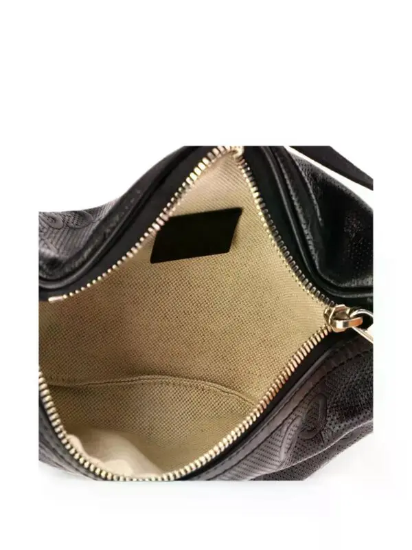 Gucci Gg Embossed Perforated Leather Small Belt Bag