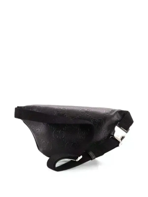 Gucci Gg Embossed Perforated Leather Small Belt Bag