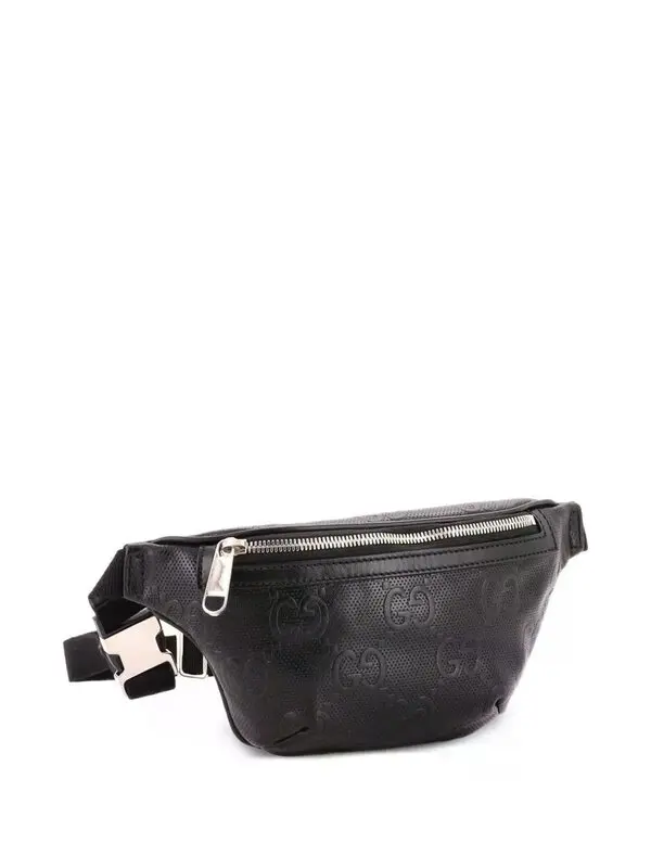 Gucci Gg Embossed Perforated Leather Small Belt Bag