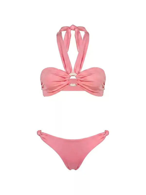 Anjuna Maiad Ring-detail Bikini - Pink