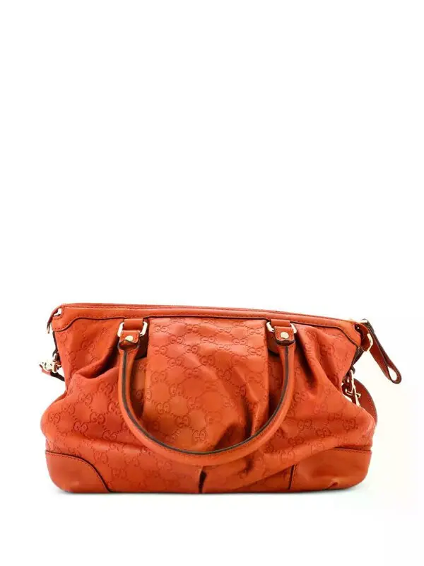 Gucci Sukey Top Handle Satchel - Brown