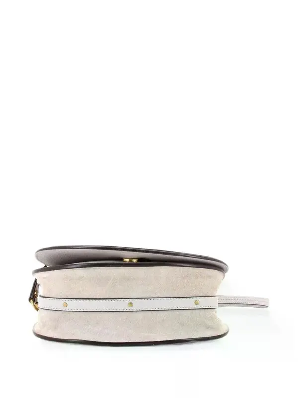 Chloé Nile Leather Medium Crossbody Bag - Grey