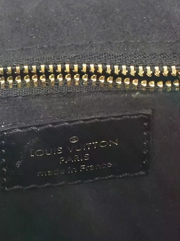 LOUIS VUITTON Monogram Canvas Petite Malle Souple Handbag - Black