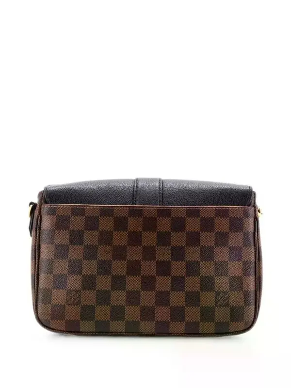 LOUIS VUITTON Clapton Handbag Damier Leather Pm Crossbody Bag - Black