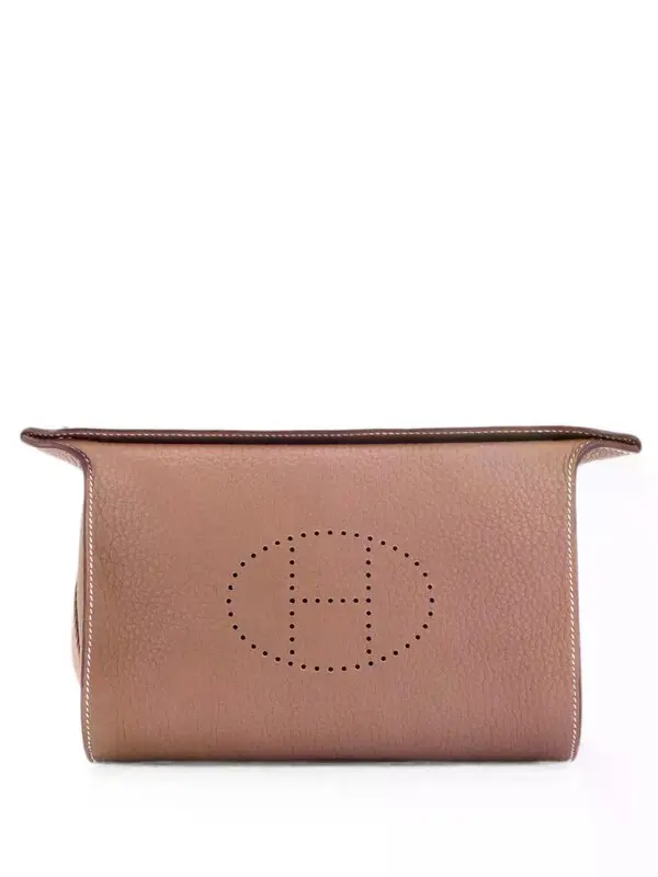 Hermès Togo Videpoche Bag - Grey