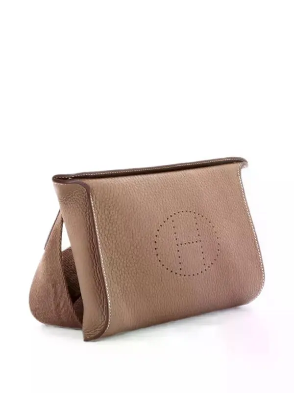 Hermès Togo Videpoche Bag - Grey