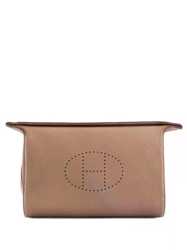 Hermès Togo Videpoche Bag - Grey