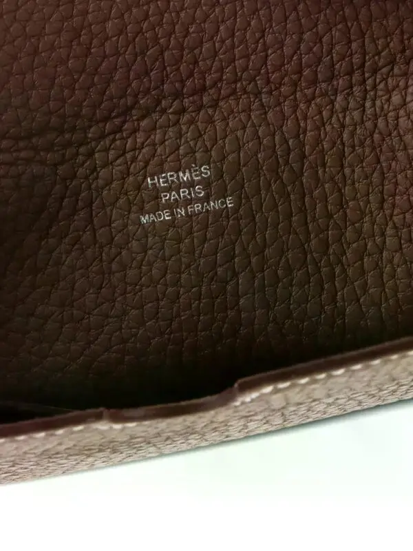 Hermès Togo Videpoche Bag - Grey