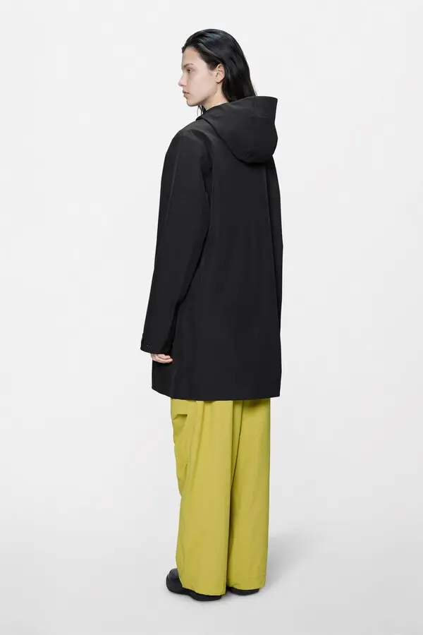 Rains Suva Softshell Long Jacket - Black