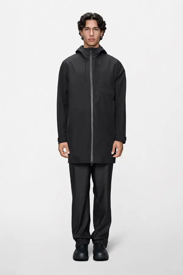 Rains Suva Softshell Long Jacket - Black