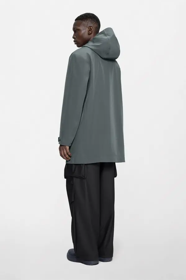 Rains Suva Softshell Long Jacket - Dark Grey