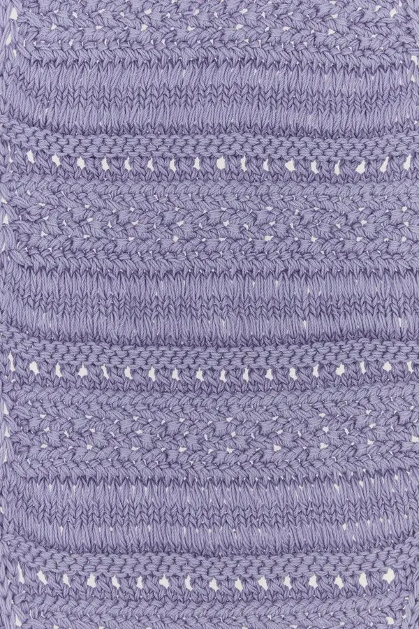 JW Anderson Lilac Cotton Scarf