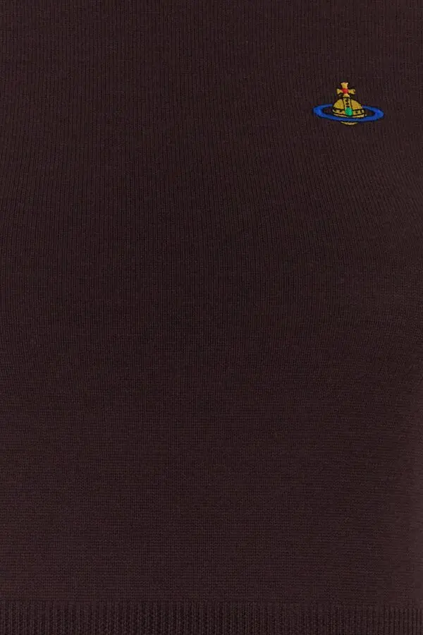 VIVIENNE WESTWOOD Aubergine Wool Bea Sweater