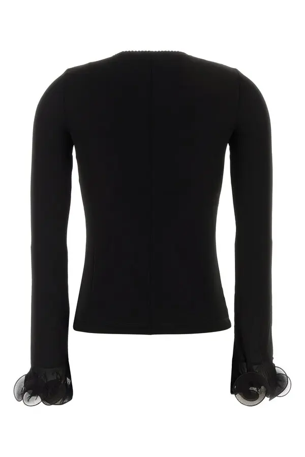 Moschino Black Jersey Top