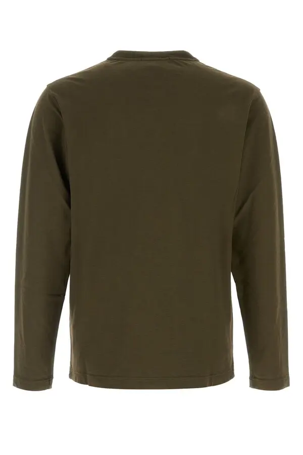 Stone Island Olive Cotton T-shirt - Green