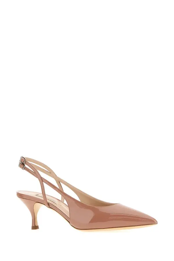 Casadei Antiqued Leather Giulia Pumps