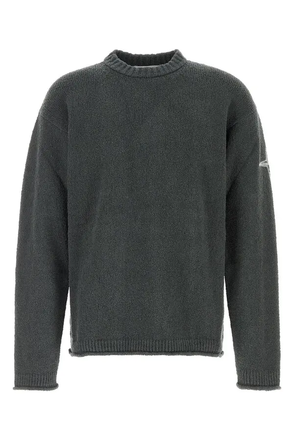 Stone Island Dark Stretch Cotton Blend Sweater