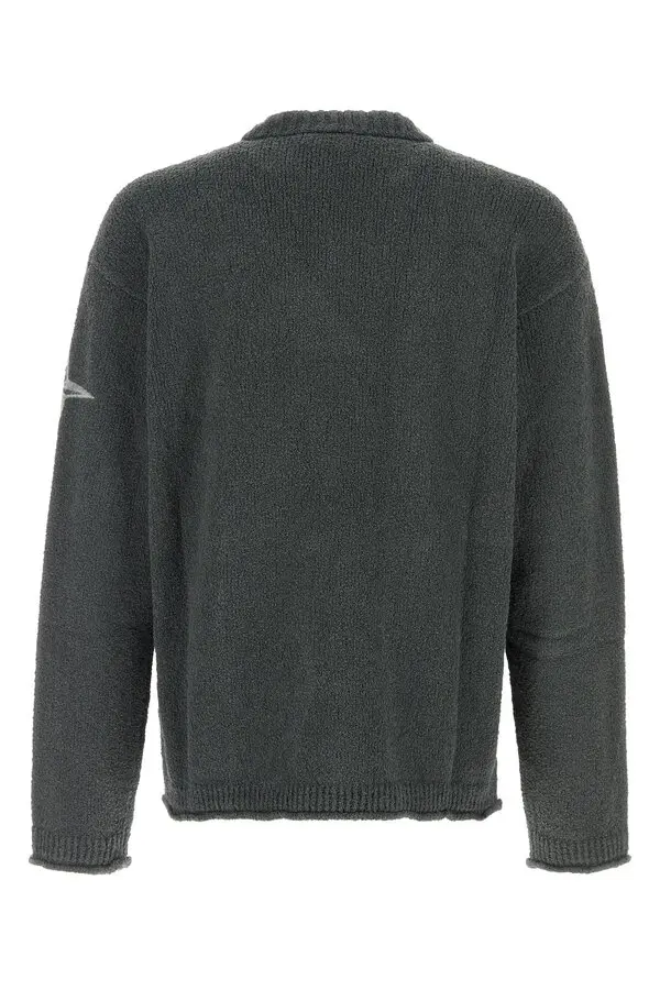 Stone Island Dark Stretch Cotton Blend Sweater