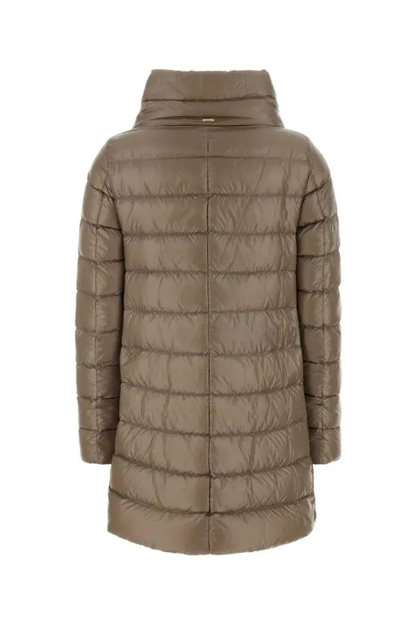 Herno Dove Grey Nylon Amelia Down Jacket