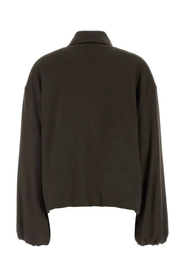 Loewe Chocolate Viscose Blend Jacket