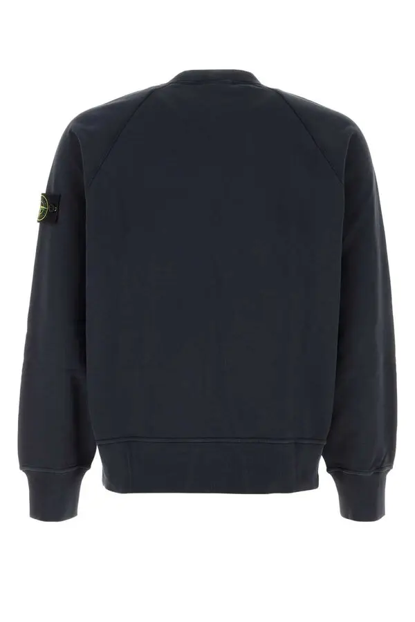 Stone Island Dark Cotton Sweatshirt