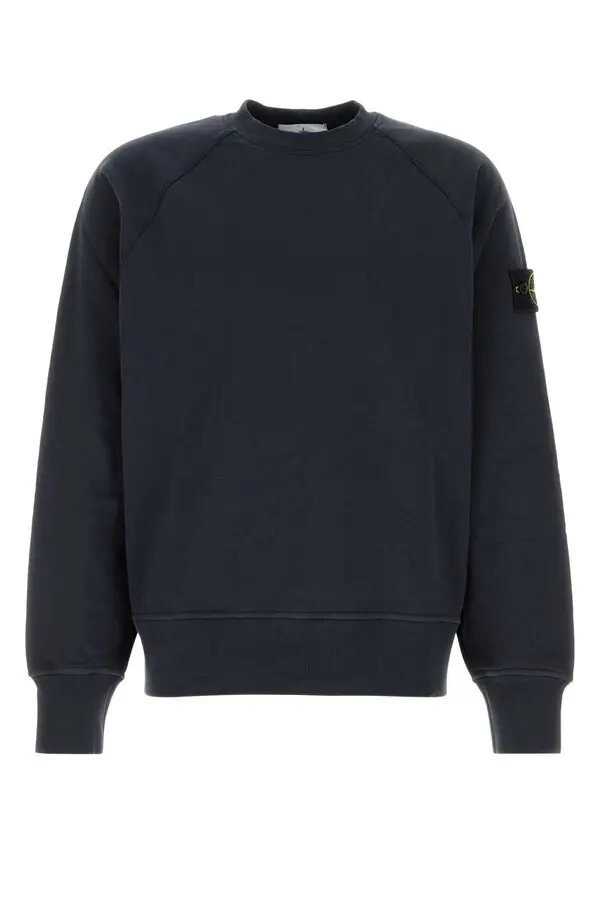 Stone Island Dark Cotton Sweatshirt