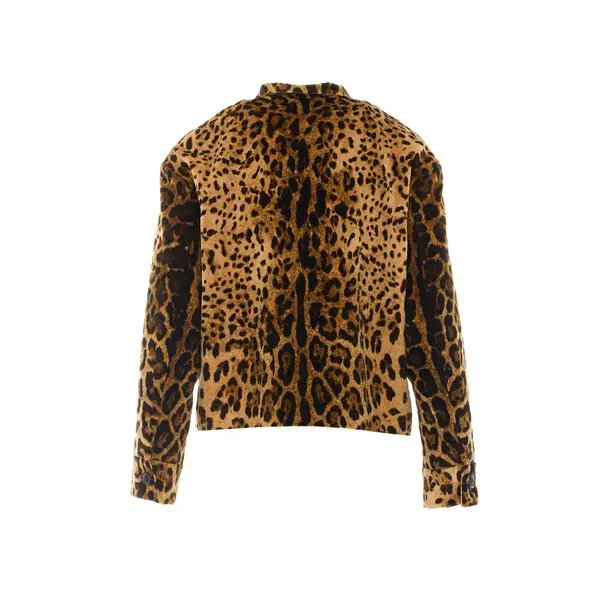 Max Mara Mstedro Printed Smooth Velvet Boxy Jacket