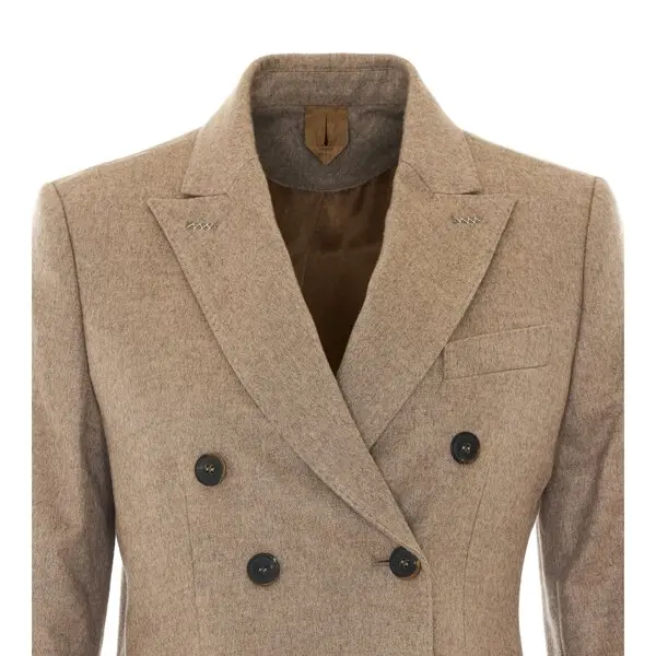 Max Mara Silk And Cashmere Double-breasted Blazer