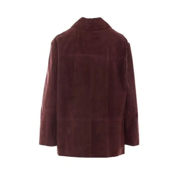 Max Mara Suede Jacket - Red