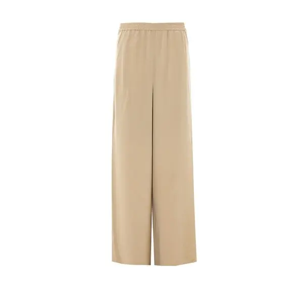 Max Mara Voluminous Silk Pants - Cream