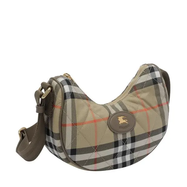 Burberry Horseshoe Crossbody Bag - Cream