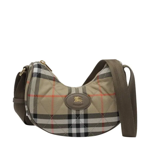 Burberry Horseshoe Crossbody Bag - Cream