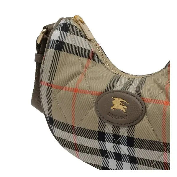 Burberry Horseshoe Crossbody Bag - Cream