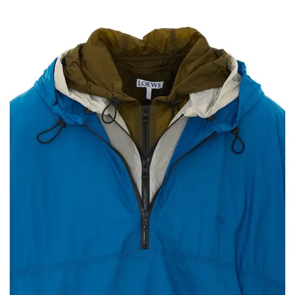 Loewe Anorak Jacket With Mini Logo And Technical Shell