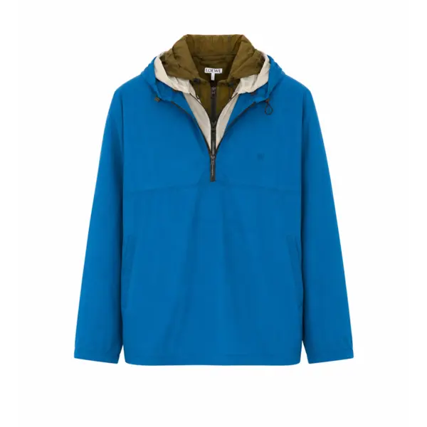 Loewe Anorak Jacket With Mini Logo - Blue