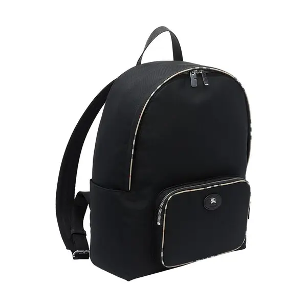 Burberry Backpack With Check Trim