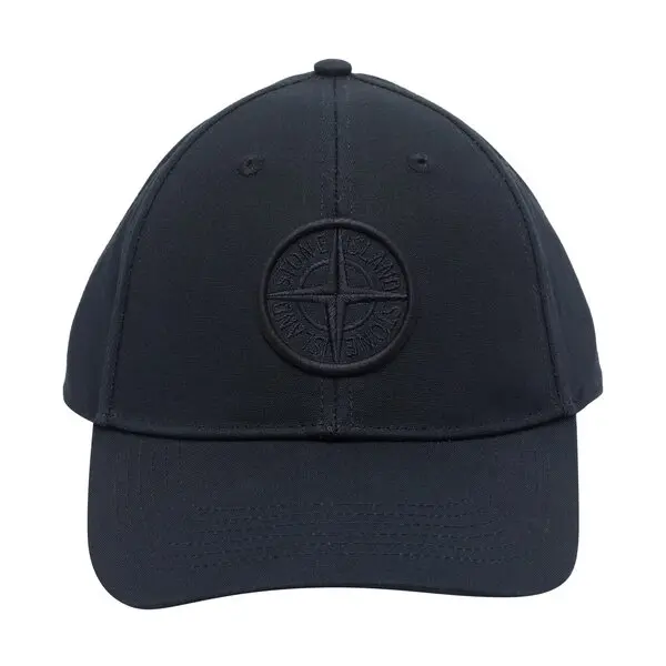 Stone Island Logo Baseball Cap - Blue