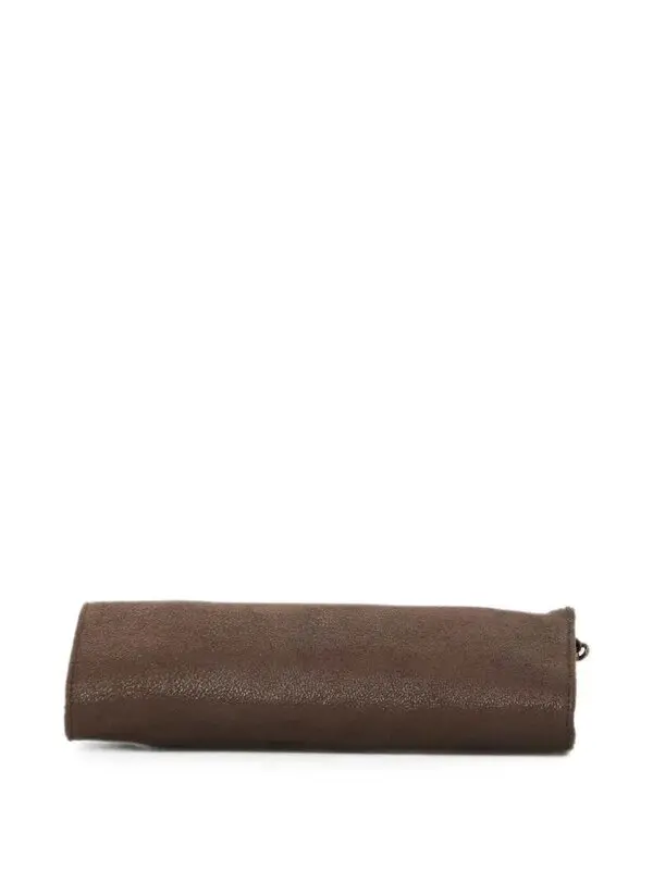 Stella McCartney Falabella Shoulder Bag With Chain Trim - Brown