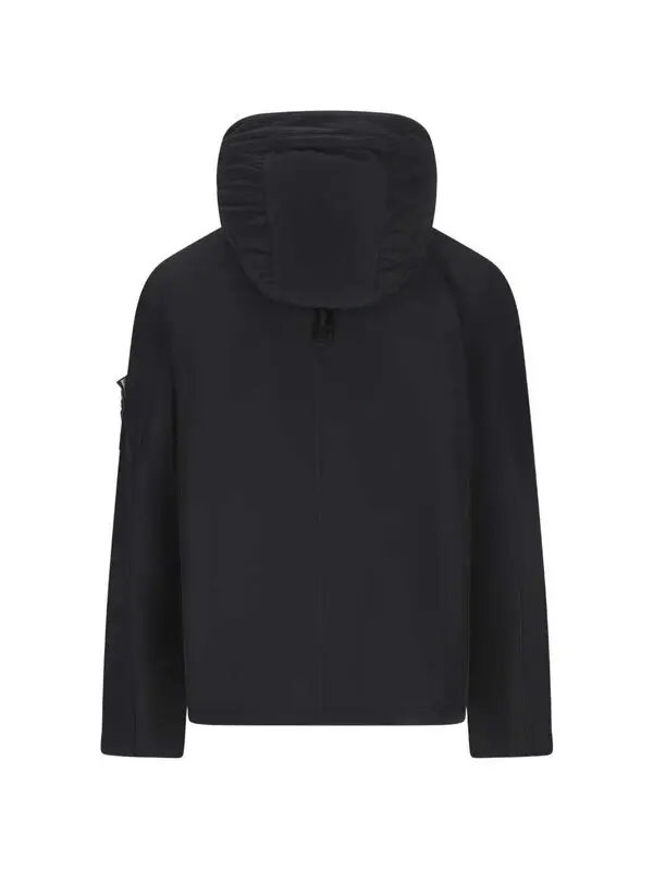 Stone Island Logo-patch Hooded Sweatshirt