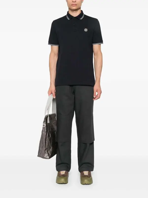 Stone Island Compass Patch Polo Shirt