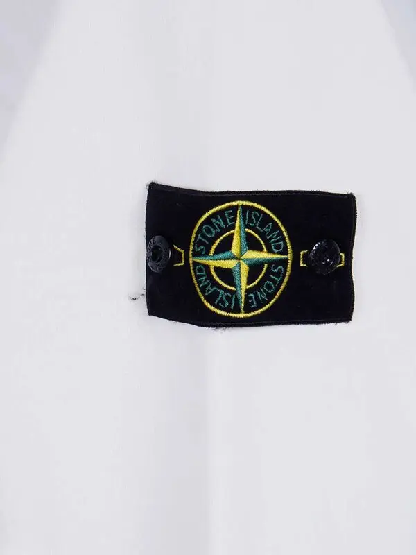 Stone Island Raglan Sleeve Sweatshirt - White