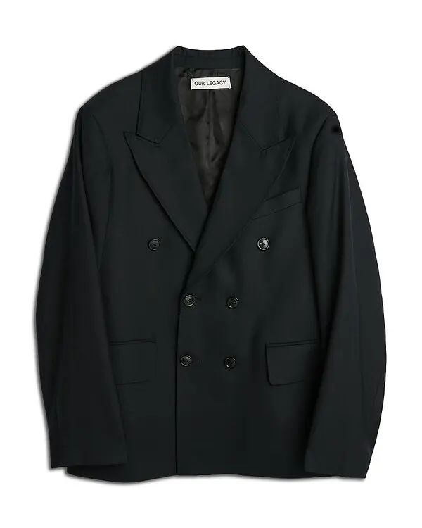 Our Legacy Tailored Fit Double Breasted Blazer